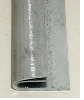 Zinc Meeting Rail Hook Style Weatherstrip