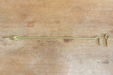12" Brass Hook & Eye