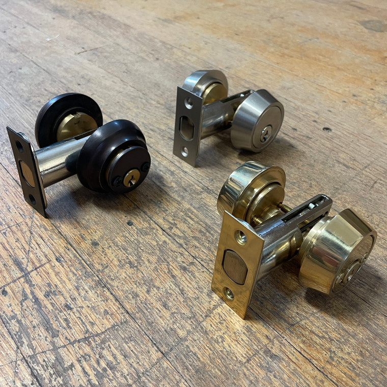 Small Bore 2" Backset Double Cylinder Deadbolt