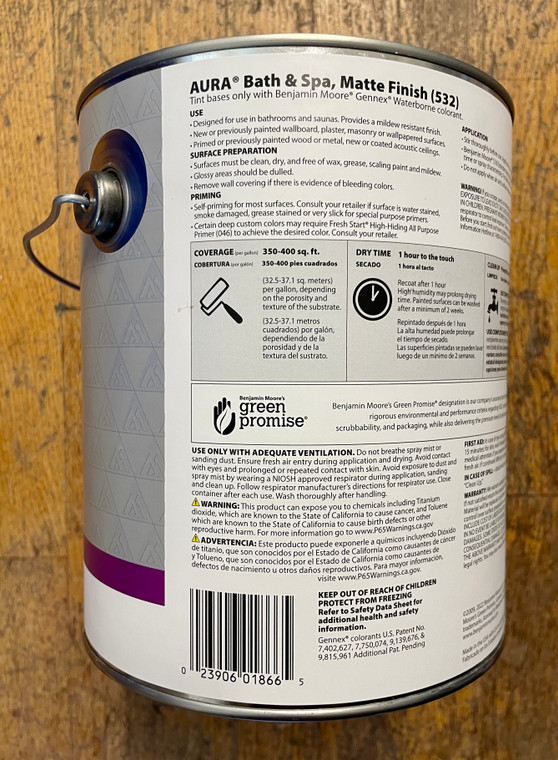 Benjamin Moore Aura® Matte Interior Paint Gallon