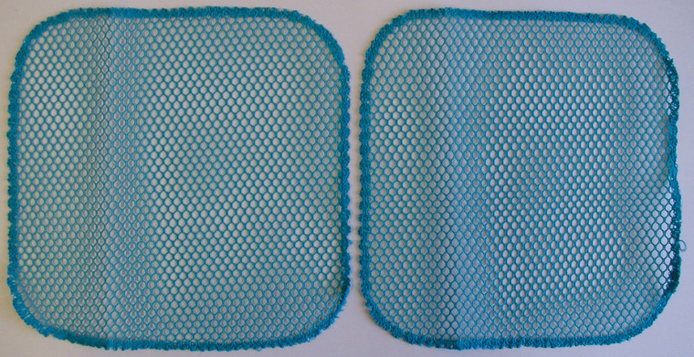 Blue Nylon Mesh Scouring Cloths