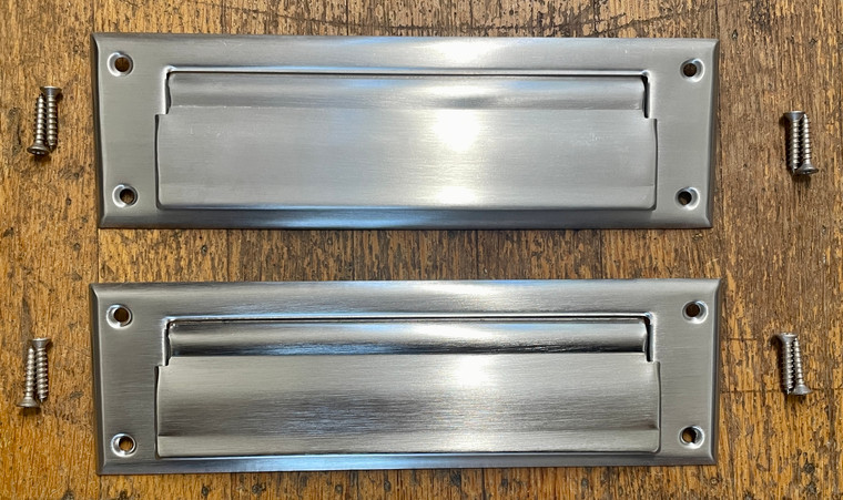 10" x 3" Mail Slot with Double Flap