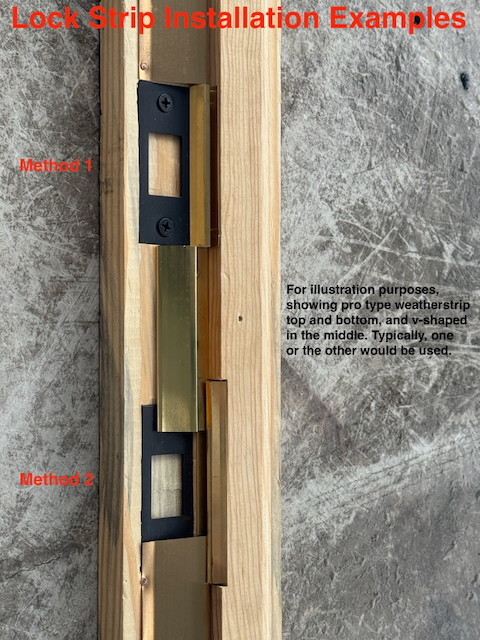27B Spring Bronze & Lock Strip