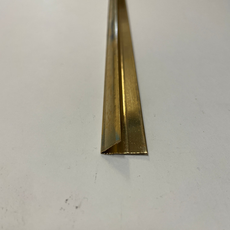 3/4" Wide V-Shaped Spring Bronze Weatherstrip