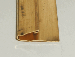 Bronze Hemmed Hook Meeting Rail Weatherstrip