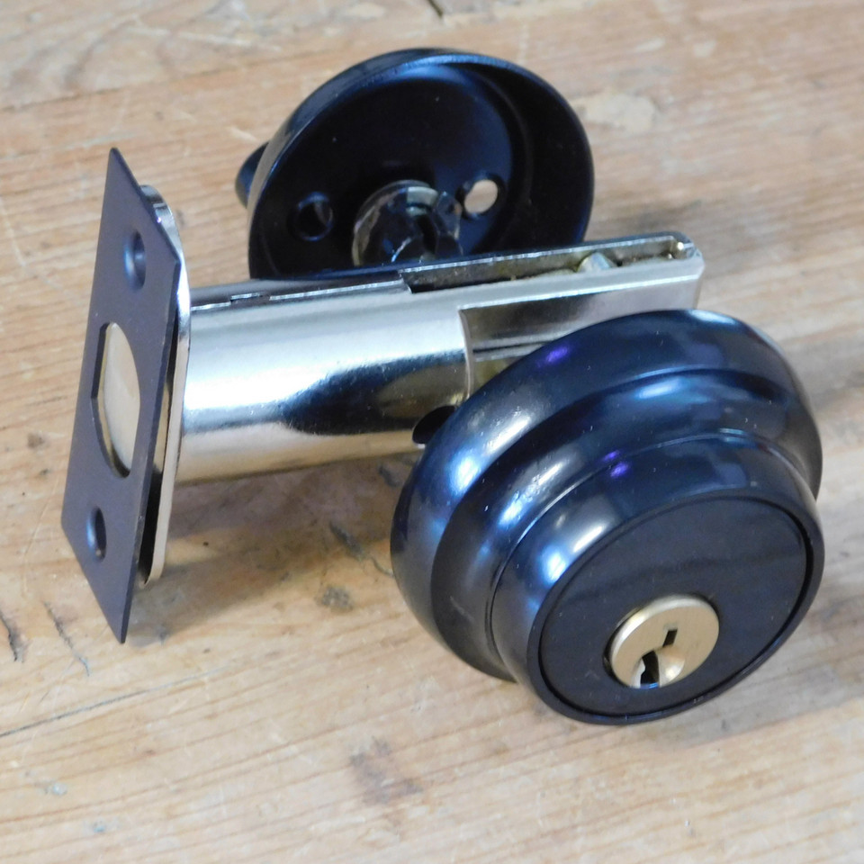 Traditional Small Bore 1-3/4" Backset Deadbolt