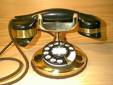 Automatic Electric Solid Brass Desk Phone