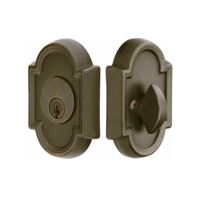 Customizable #11 Tuscany Bronze Deadbolt With Choice Backset