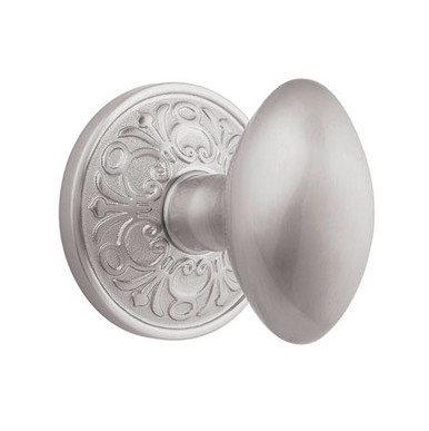 Customizable Emtek Classic Brass Egg Knob With Choice Backset