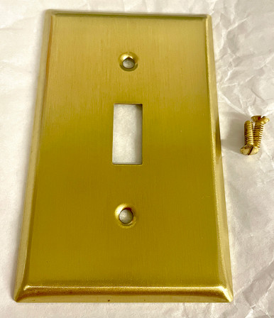 Toggle Switch Plate in Oil-Rubbed Bronze