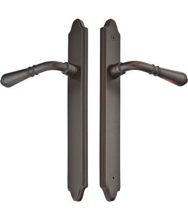 Customizable Brass Concord Narrow Stile Passage Set With 11" Plates And ...