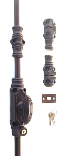 Bouvet Locking Cremone Bolt in Rust