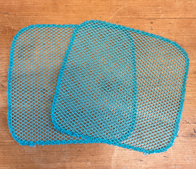 Blue Nylon Mesh Scouring Cloths