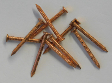 Copper Plated Steel Nails 7/8"