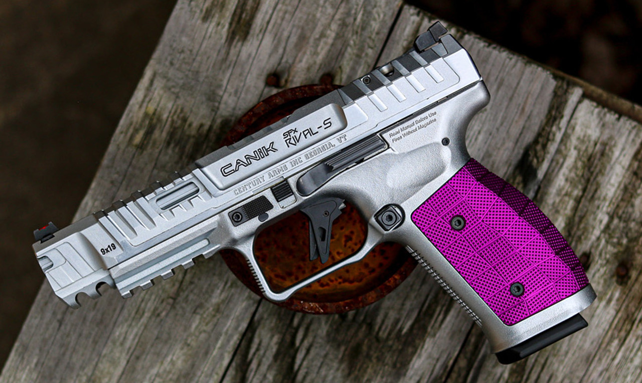 Canik SFx Rival-S Palm Swell GridLOK Aluminum Grips - Lok Grips