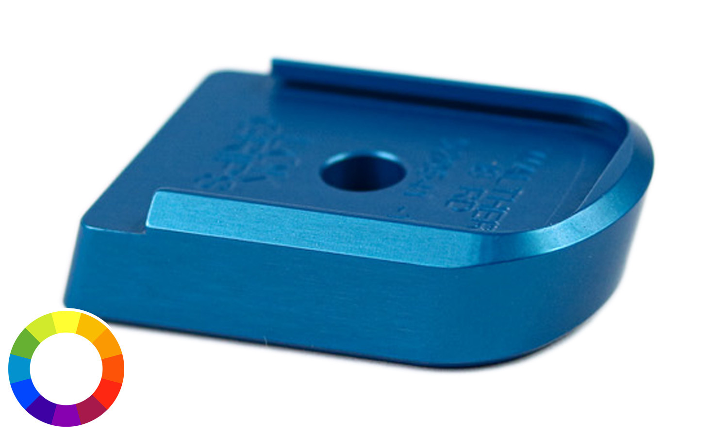 Walther PDP Full Size Magazine Base Pads Aluminum 18rd +0 - LOK Grips