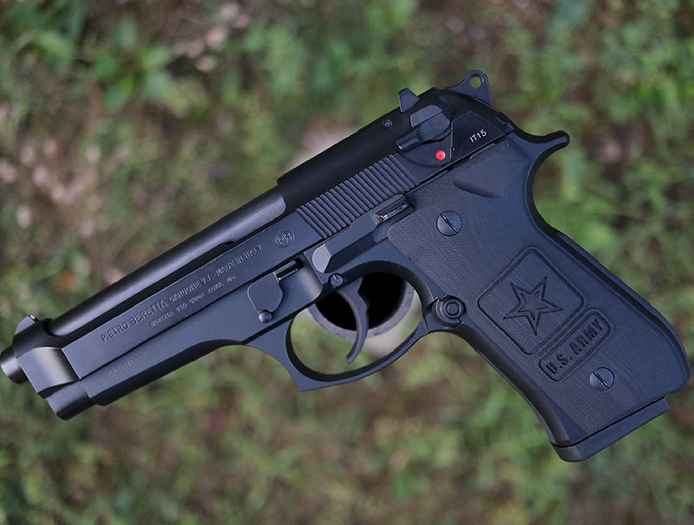 Beretta 92 Engraved U.S ARMY - LOK Grips
