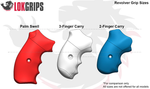 Taurus Small Frame Revolvers - 3-Finger Carry Veloce - LOK Grips