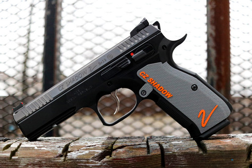 CZ Shadow 2 Thin Full Checkered- "CZ Shadow" & "2" Inlay w/ Liner - LOK ...