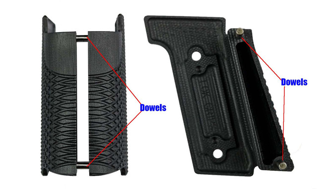 Walther PDP Full Size Steel Frame Thin Veloce Grips | LOK Grips