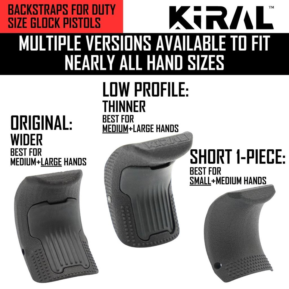 Reduced Angle Backstrap for Glock® Pistols | LOK Grips