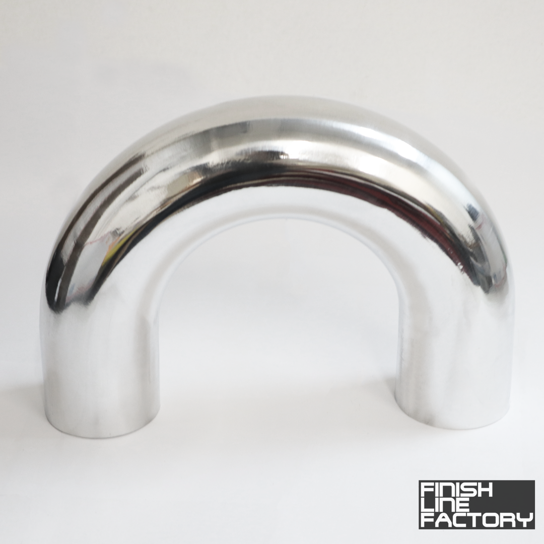 Aluminum Pipe - 180 Degree - 18 inch length - 2.50 inch dia. - Paddock ...