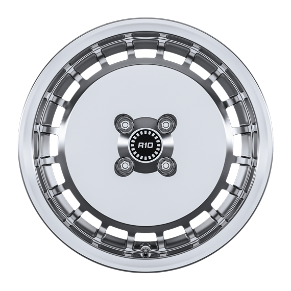 R10 TURBO 4x100 15x7.0 28 Polished