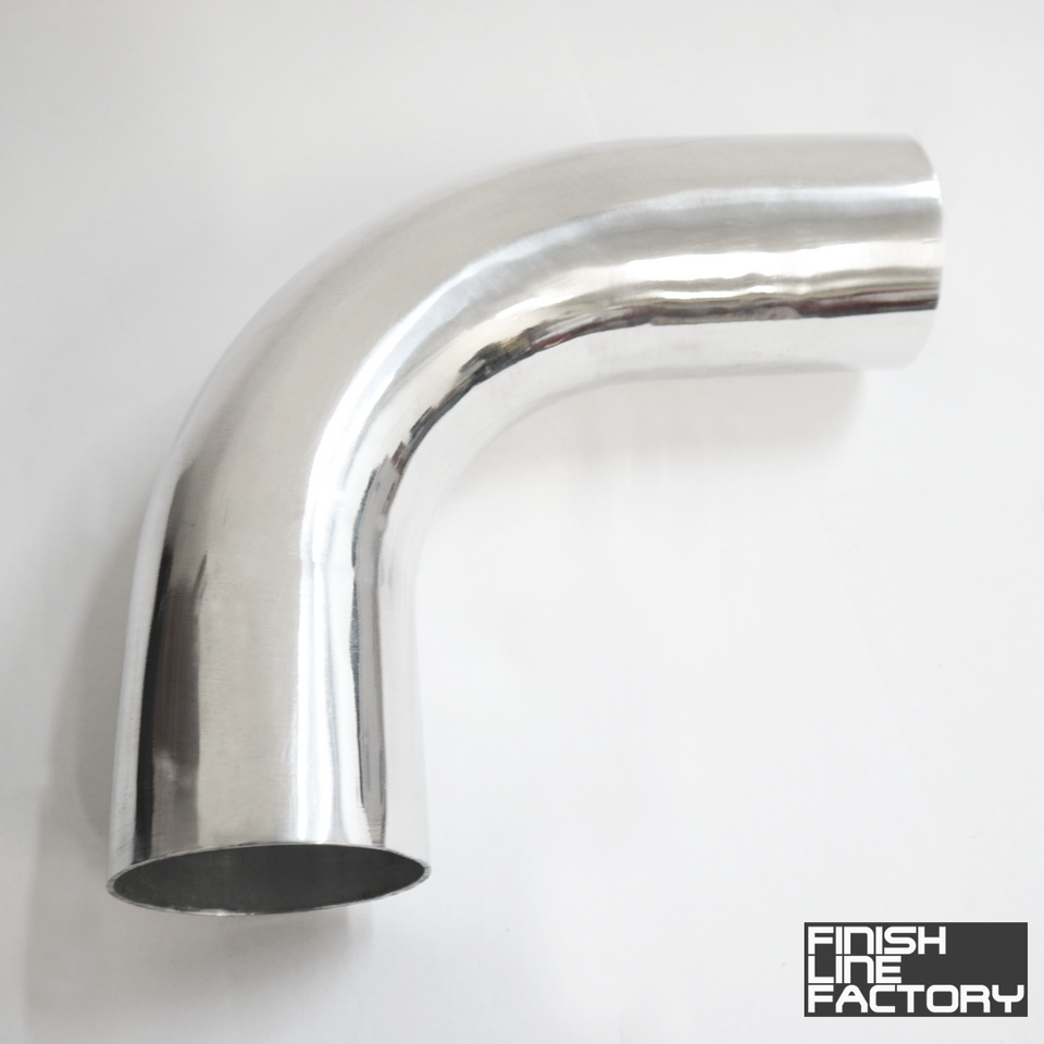 Aluminum Pipe - 90 Degree - 12 inch length - 3.50 inch dia. - Paddock ...