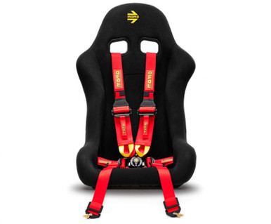 MOMO 6-Point FIA 8853-2016 FHR Racing Harness Black - Paddock Performance