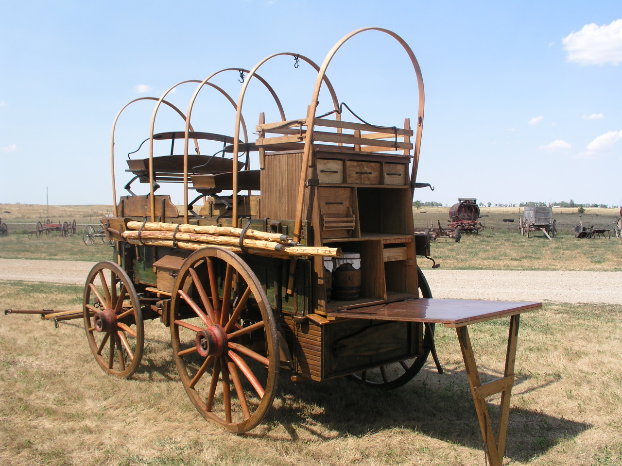 Traditional Chuck Wagon - Custom Build - Hansen Wheel and Wagon Shop