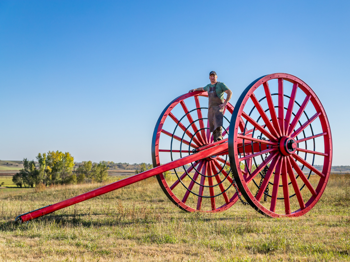 Logging Wheels - Hansen Wheel and Wagon Shop