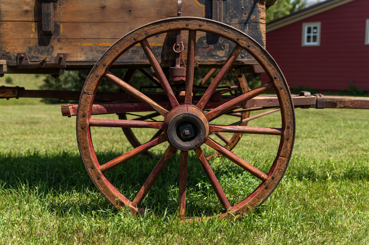 42" Double Box Farm Wagon - Hansen Wheel and Wagon Shop