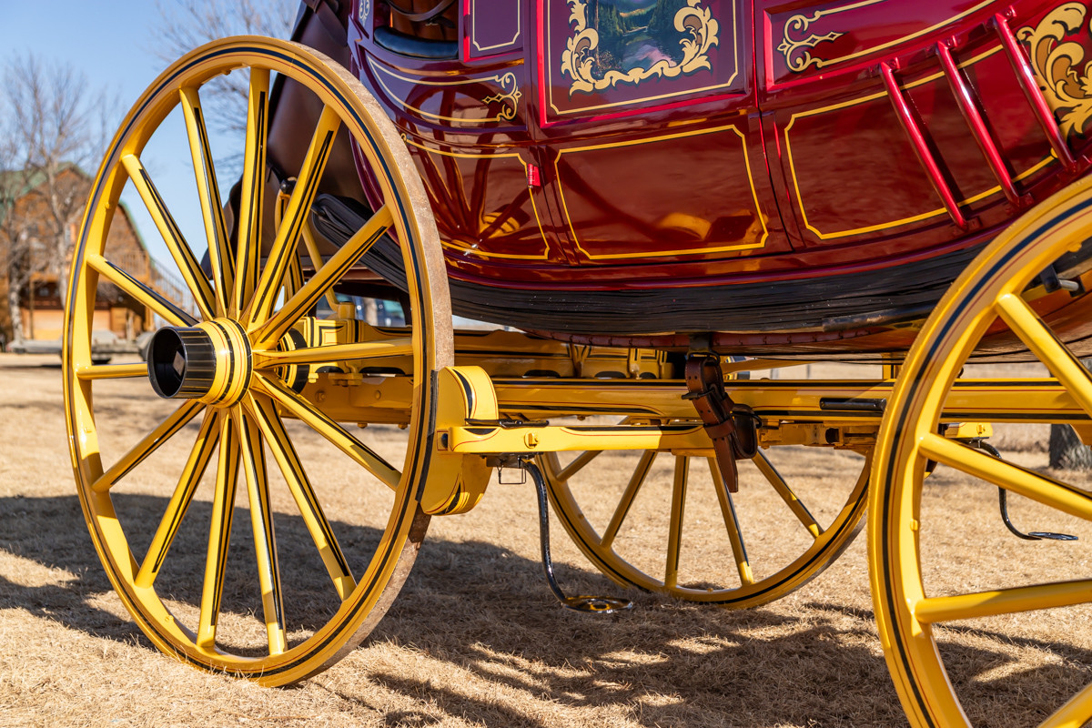 Western Heavy Concord Mail Coach- SOLD - Hansen Wheel and Wagon Shop
