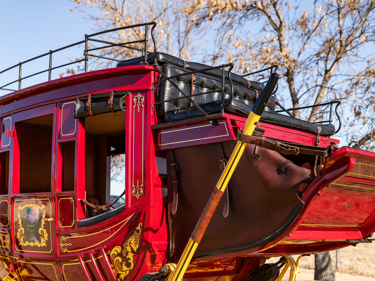 Western Heavy Concord Mail Coach- SOLD - Hansen Wheel and Wagon Shop