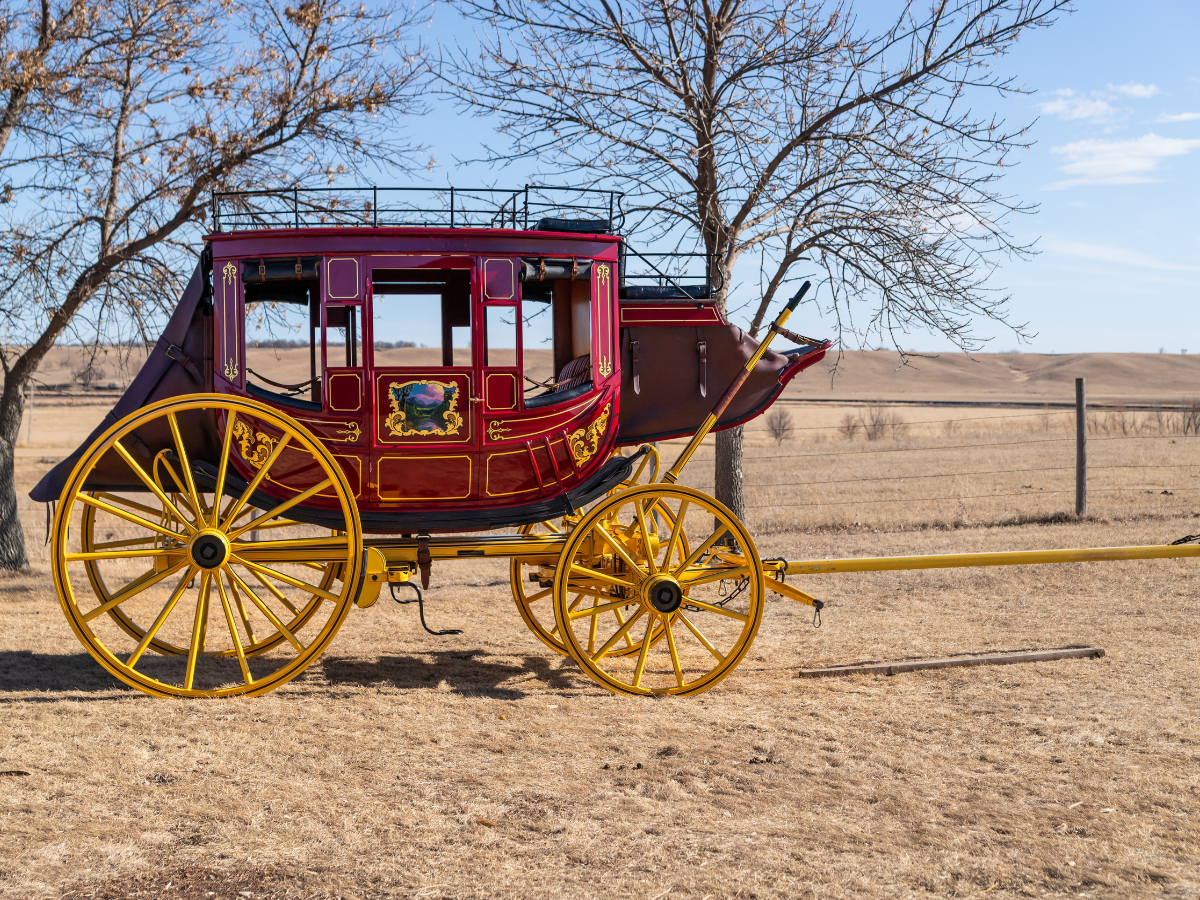 Western Heavy Concord Mail Coach- SOLD - Hansen Wheel and Wagon Shop