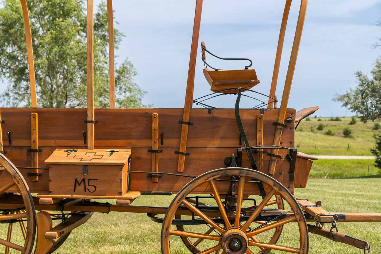 Fully Restored Covered Wagon - SOLD - Hansen Wheel and Wagon Shop