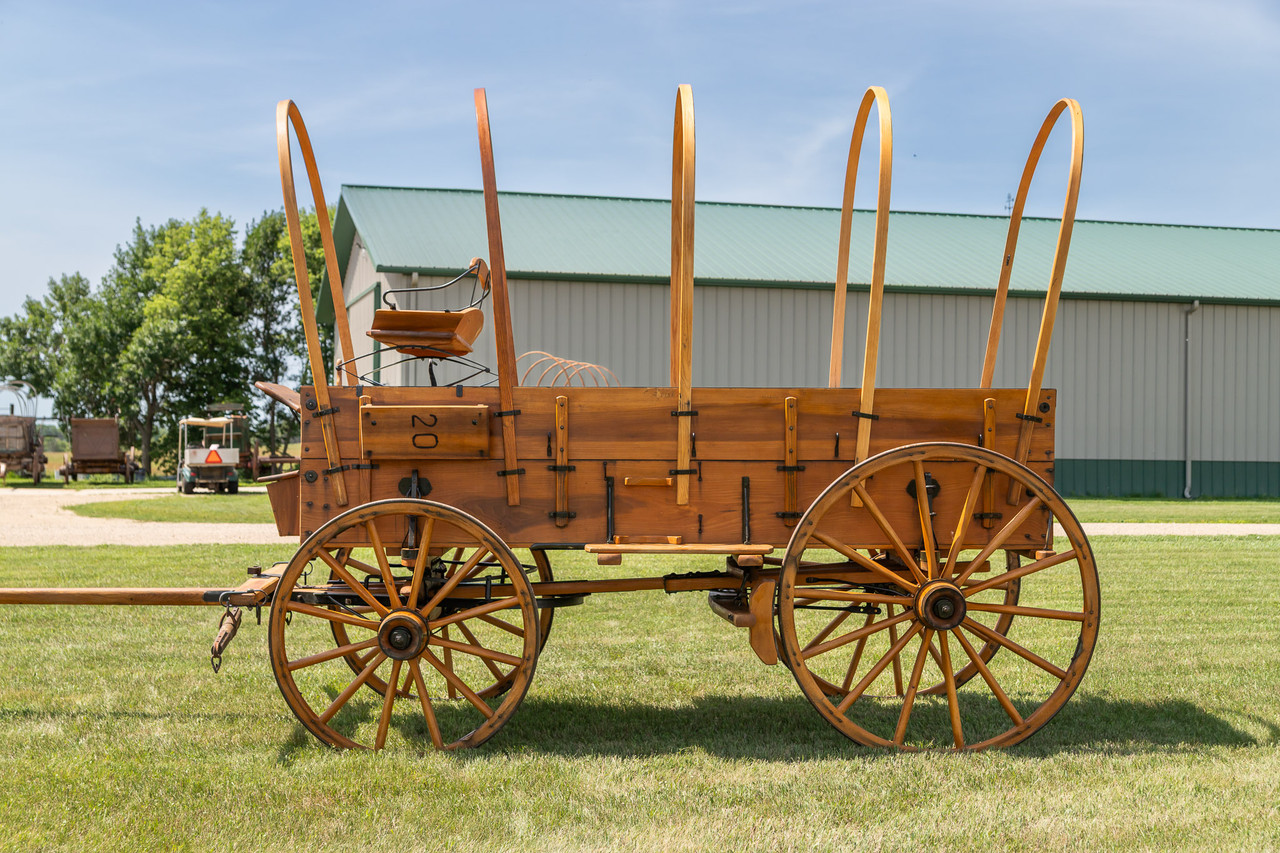 Fully Restored Covered Wagon - SOLD - Hansen Wheel and Wagon Shop