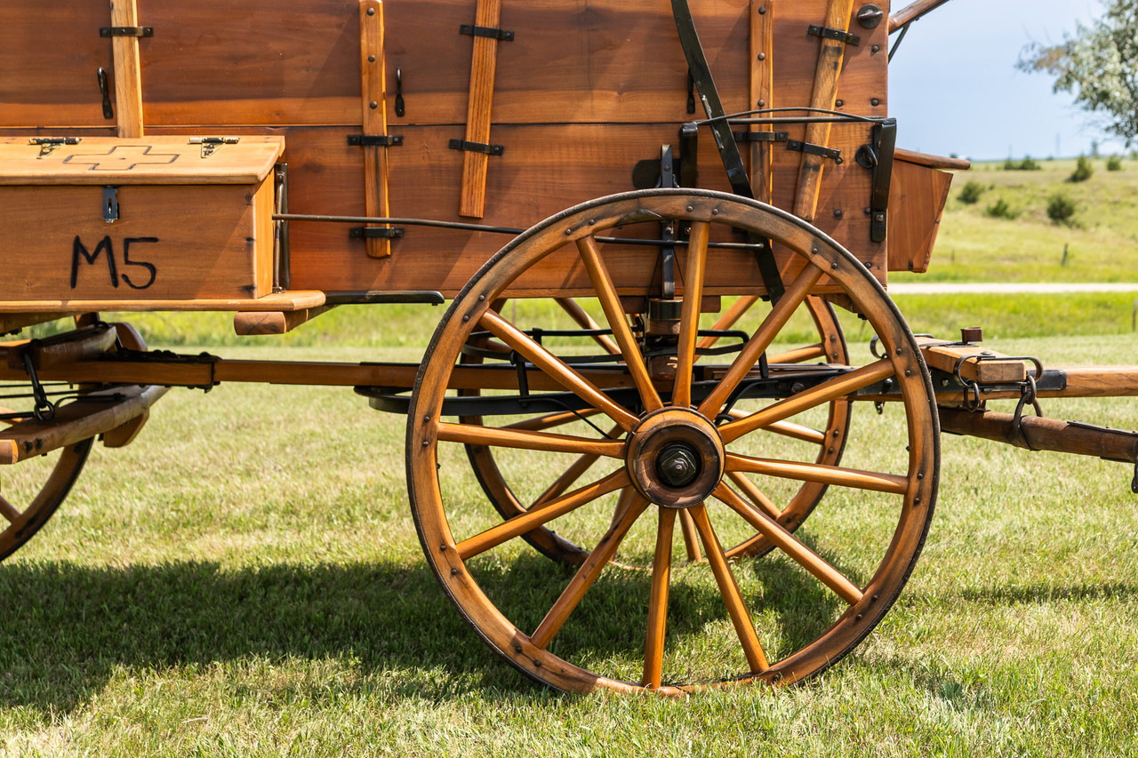 Fully Restored Covered Wagon - SOLD - Hansen Wheel and Wagon Shop