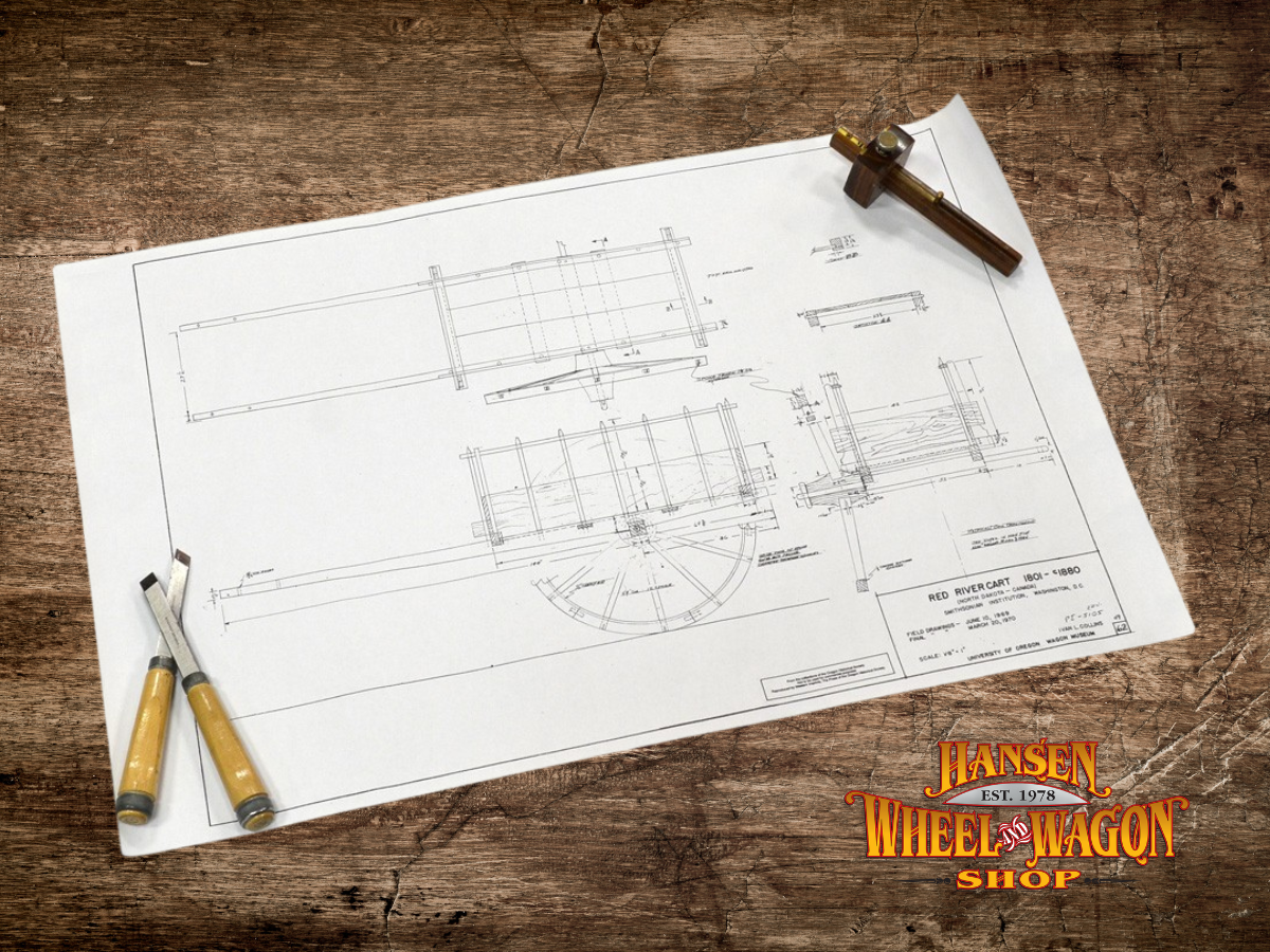 Red River Cart Plans - Hansen Wheel and Wagon Shop
