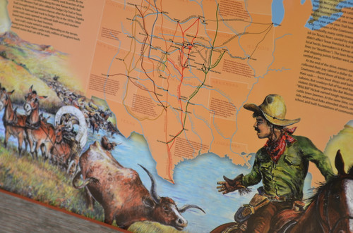 Great Plains Cattle Trails and Cowtowns Poster - Hansen Wheel and Wagon ...