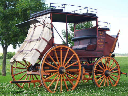 Authentic Style Henderson Mudwagon Stagecoach - Hansen Wheel and Wagon Shop