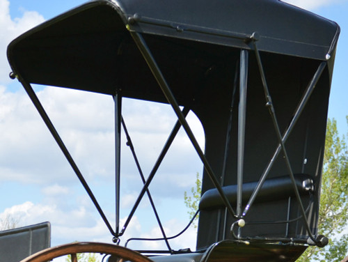 Three-Bow Buggy Top Hardware | Complete Kit for Carriage Tops