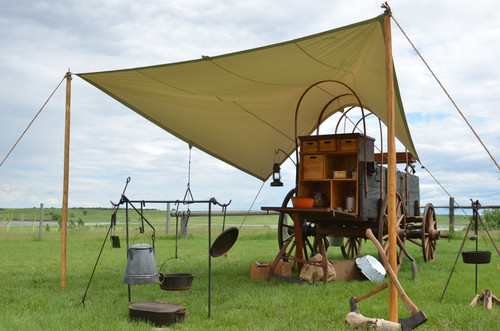 Canvas Camp Fly-12'x12'-Sunforger - Hansen Wheel and Wagon Shop