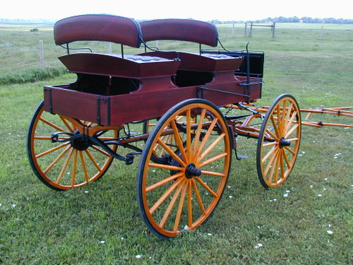 Spring Wagon/Democrat Wagon - Custom Build - Hansen Wheel and Wagon Shop