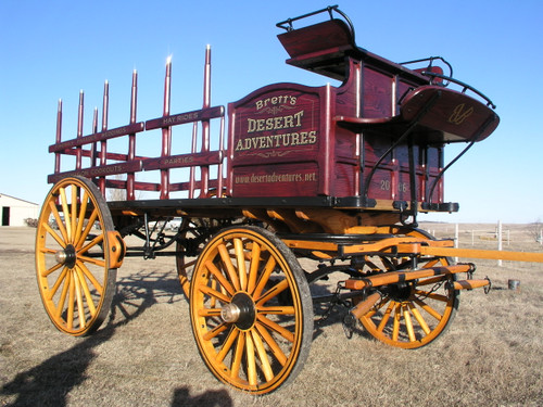 Dray Stakebed Hitchwagon - Custom - Hansen Wheel and Wagon Shop