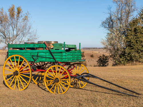 Historic Express Market Wagon - Hansen Wheel and Wagon Shop