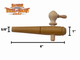 Hardwood Spigot - Hansen Wheel and Wagon Shop