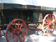Cabin Style Sheep Wagon - Custom - Hansen Wheel and Wagon Shop