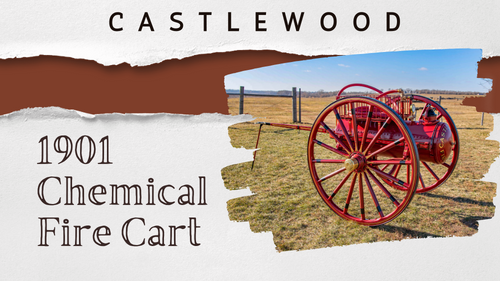1901 Castlewood Chemical Fire Cart - Hansen Wheel and Wagon Shop
