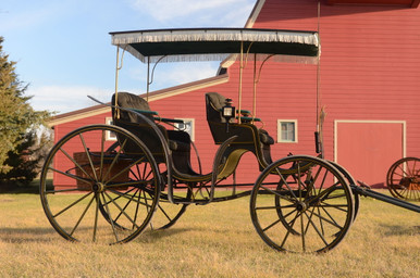 Cut-Under 2 Seat Surrey - PENDING - Hansen Wheel and Wagon Shop